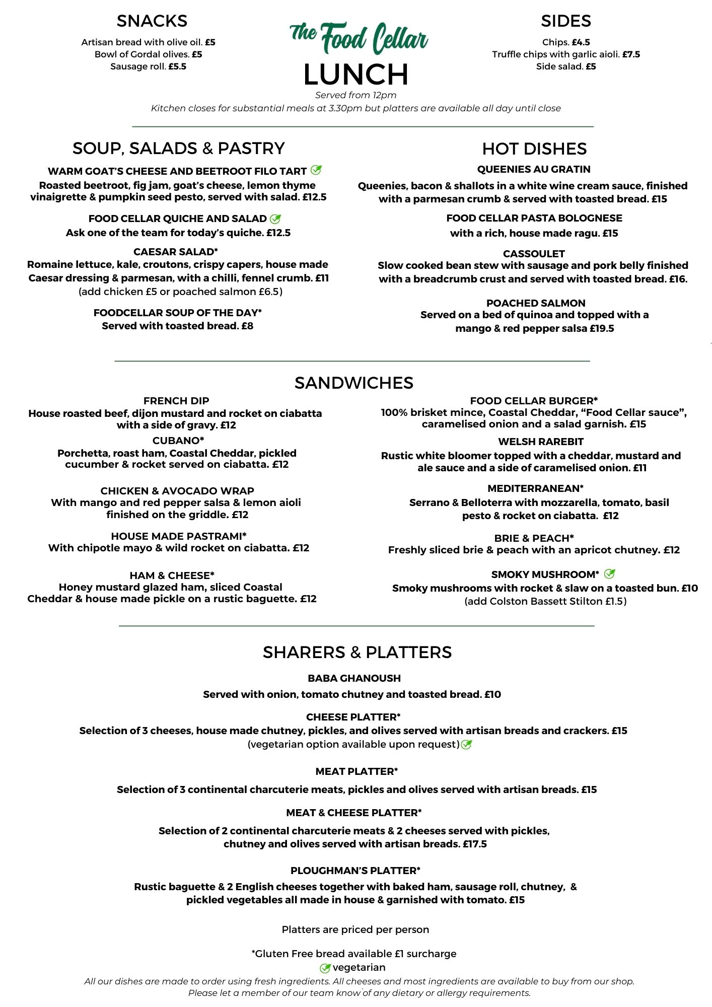 lunch | The Wine Cellar